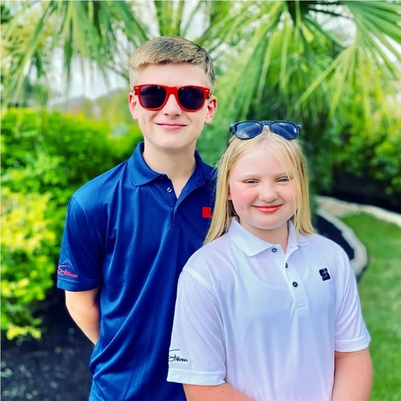 Coby Stevens | Shirts & Tops | Cs Youth Mini Mesh Polo White | Poshmark